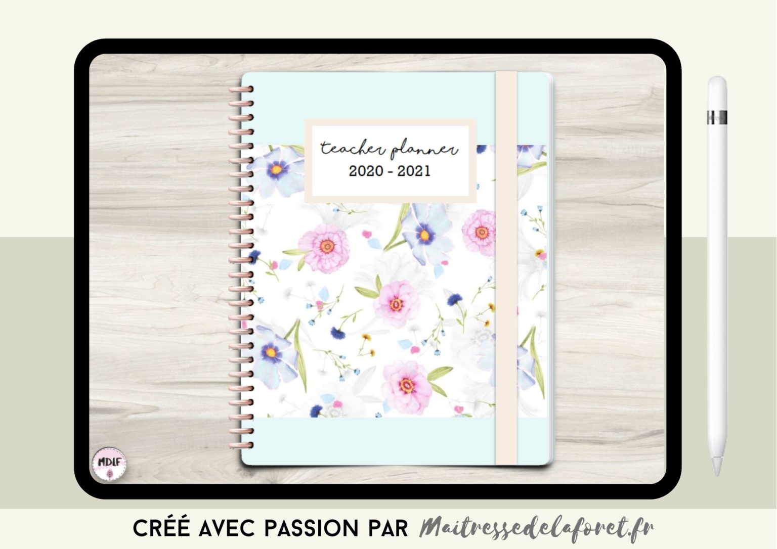 Digital teacher planner 2020-2021 | Maitresse de la forêt