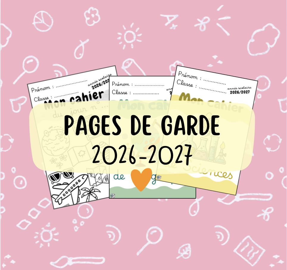 Pages de Garde 2026-2027 | Maitresse de la forêt